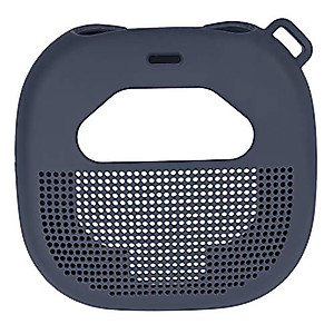 Silicone Cover Sleeve for Bose SoundLink Micro Portable Outdoor Speaker, Customized Design Skin Protecting in All 6 Directions, Best Matching in Shape and Color(Midnight Blue)