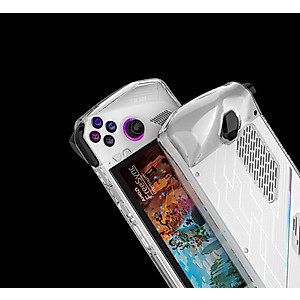 Miimall for ROG Ally TPU Clear Case, Snugly Fit Anti-Slip Shockproof Anti-Scratch Protective Cover Case for Ally Gaming Handheld 2023