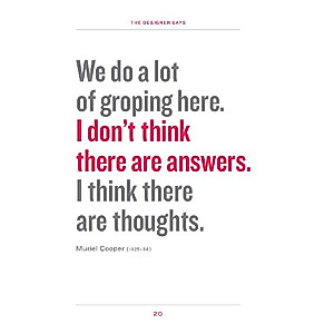 The Designer Says: Quotes, Quips, and Words of Wisdom (gift book with inspirational quotes for designers, fun for team building and creative motivation)