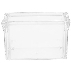 Mikinona Tea Bag Storage Box Coffee Station Holder Kitchen Pantry Organizer Seasoning Bag Box Clear Organizer Box Clear Organizer Bags Teabag Organizer Box Acrylic Coffee Box Tea Bag Holder