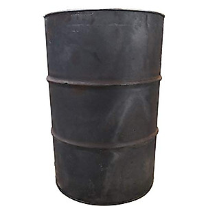 Vogelzang US DR55 55 Gallon Drum for Barrel Camp Stove Kit, Gray , Small