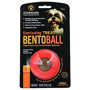 StarMark 2 Pack of Everlasting Treat Bento Balls, Small, Puzzle Toys for Dogs Under 15 Pounds