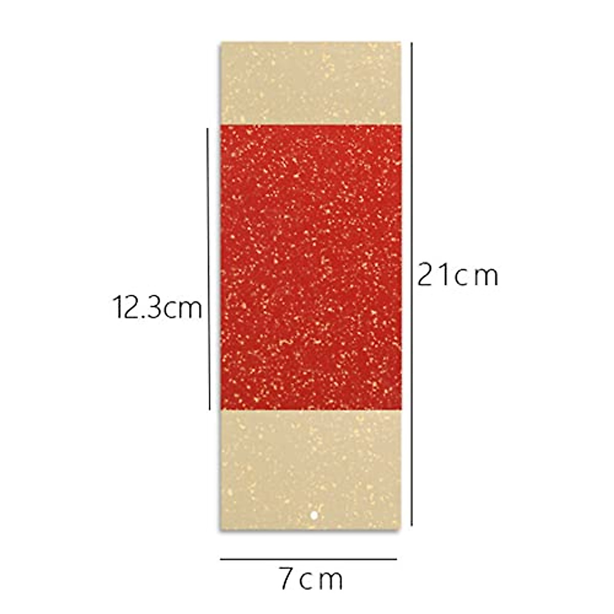 SQ091 Hmayart DIY Blank Bookmarks Semi-Sized Paper with Roe Gold Effect for Painting and Calligraphy 20 Sheets