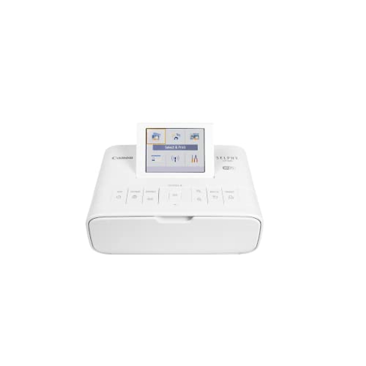 Canon SELPHY CP1300 Wireless Compact Photo Printer + RP-108 High-Capacity Color Ink/Paper Set Bundle, White