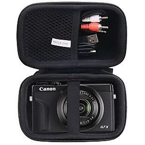 waiyu Hard EVA Travel Case for Canon PowerShot G7X/SX730HS/ SX620HS/SX720HS/SX740HS Digital Camera (Black)