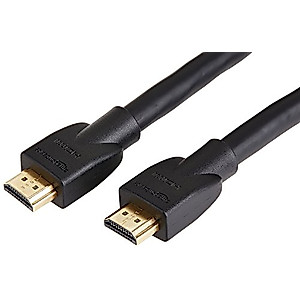 Amazon Basics CL3 Rated High Speed 4K HDMI Cable (18Gbps, 4K/60Hz) - 15 Feet, Black