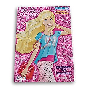 Lazy Days Barbie Dressed to Dazzle Coloring and Activity Book - 64 Pages
