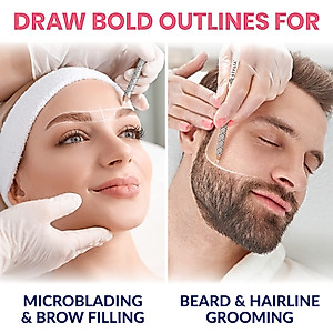 White Eyeliner Pencil - Waterproof, Long-Lasting - Soft Strokes, Easy Glide - Highly-Pigmented Silky Pen - Multipurpose Makeup Tool, Works as Eyeshadow, Highlighter, or Lip Liner - 12-Pack