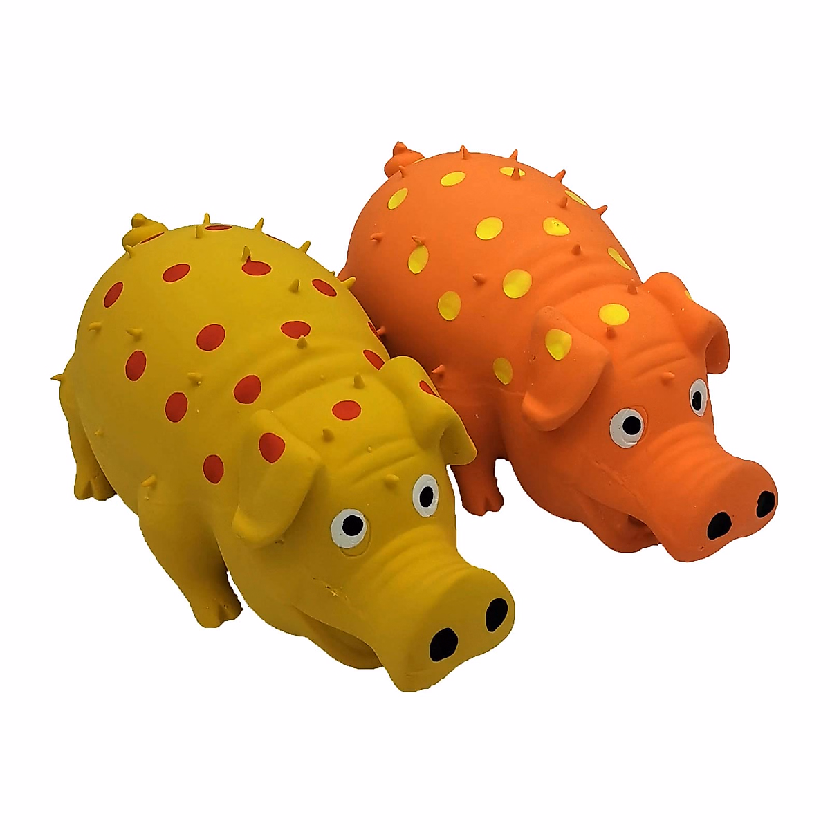 Hoiasem 2 Pack Latex Pig Dog Toys That Oinks for Small Medium Large Dogs