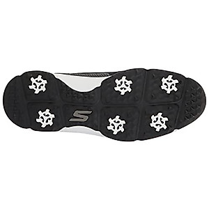 Skechers Men's Torque Twist Waterproof Golf Shoe, Black, 9 Wide