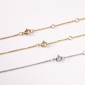 Jecivila Personalized Name Necklace with Heart 18K Gold Plated Nameplate Necklace Custom Name Customized Jewelry Gift for Women