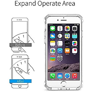 Transparent Clear Cell Phone Ring Grips Holder for Apple iPhone Samsung Galaxy, Finger Ring Stand for Smartphones Tablets Cases(4 Pack£©