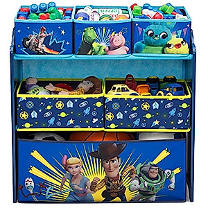 Disney/Pixar Toy Story 4 6 Bin Design and Store Toy Organizer by Delta Children