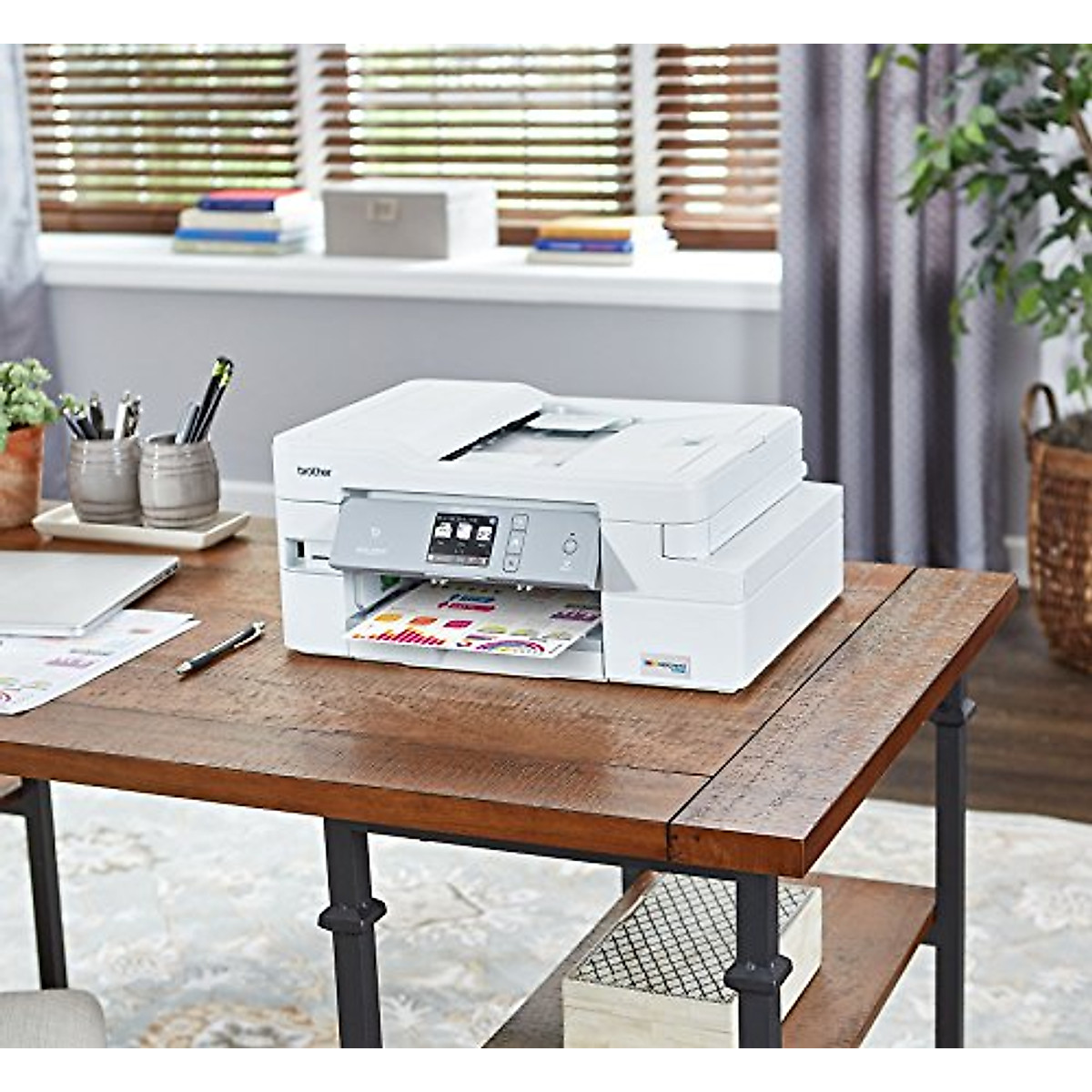 Brother MFC-J995DW INKvestmentTank Color Inkjet All-in-One Printer with Mobile Device and Duplex Printing, Up To 1-Year of Ink In-box, Amazon Dash Replenishment Ready