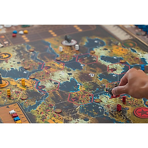 Stonemaier Games: Scythe (Base Game) | an Engine-Building, Area Control Strategy Board Game Set in Dieselpunk 1920s Europe for Adults and Family | 1-5 Players, 115 Mins, Ages 14+