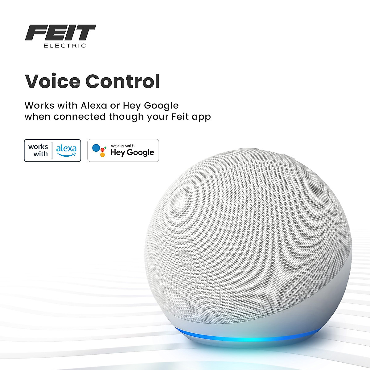 Feit Electric Smart Light Bulbs with RGB Color Changing and Tunable White, 2.4Ghz WiFi Light Bulbs, No Hub Needed, Works with Alexa and Google, Dimmable 60 Watt = LED 9W, OM60/RGBW/CA/AG/3, 3 Pack