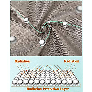 Security Pouch Faraday Bag Anti-Radiation Cell Phone Sleeve Signal Block Pouch Shield EMF 5G Protection RF GPS RFID Privacy Case Covers Smartphone Electronic Devices Anti-Tracking Wallet (B)