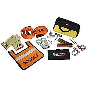 Rugged Ridge 15104.26 Deluxe Recovery Gear Kit; ATV/UTV