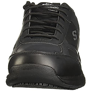 Skechers Men's Dighton Athletic Work Food Service Shoe, Black, 9.5 Wide