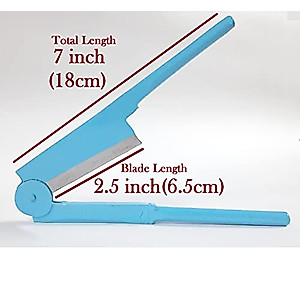 Craftbin Supari Cutter- Sudi, Betel nut Cutter Size 7" inches (MS Steel) Cyan- Sky Blue
