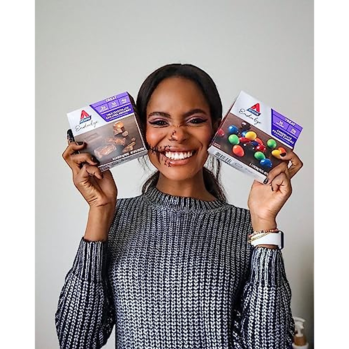 Atkins Endulge Chocolate Peanut Candies, Dessert Favorite, 0g Sugar, 20 Counts