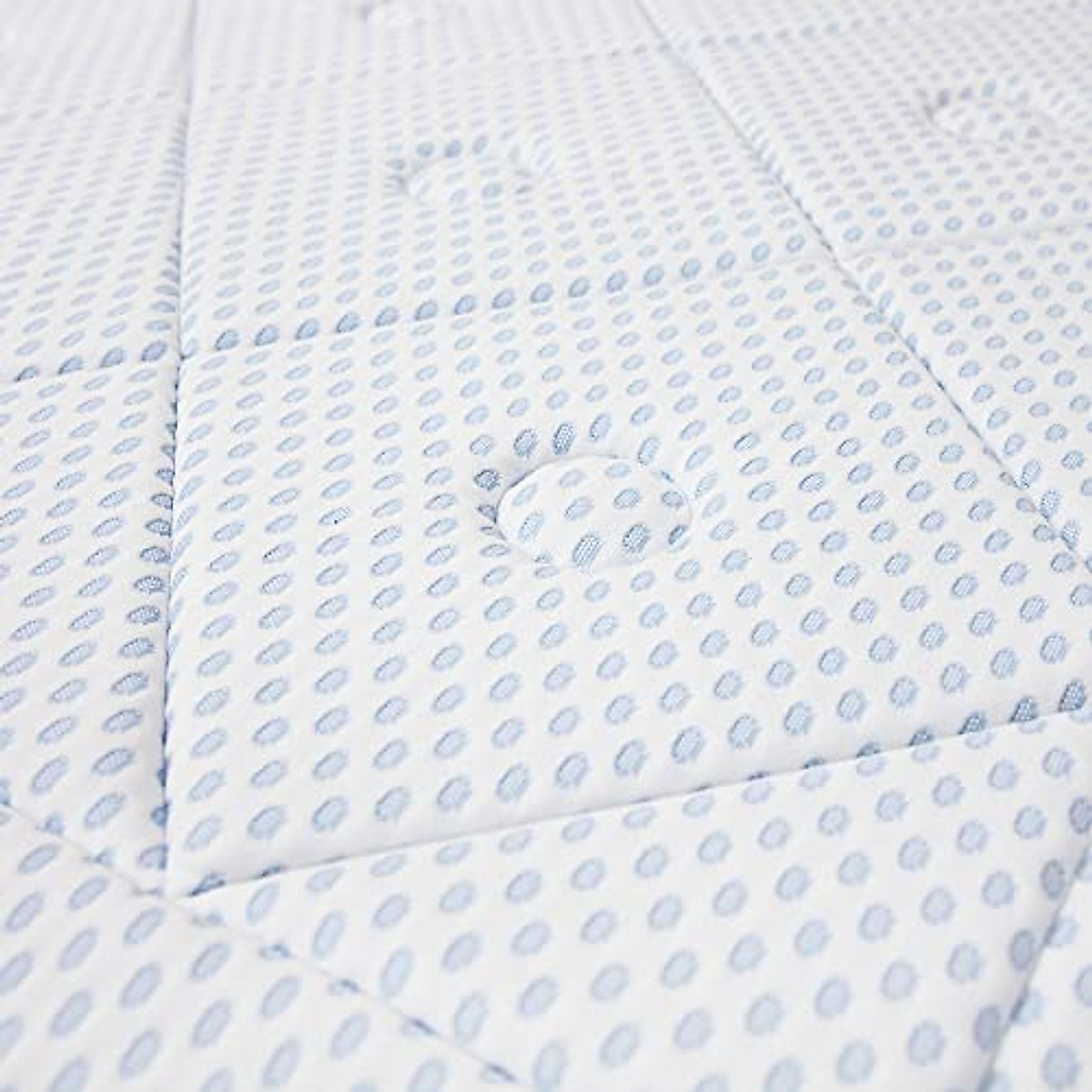 SensorPEDIC SensorCOOL 3-Inch Quilted Gel-Infused Memory Foam Bed Topper, California King, White