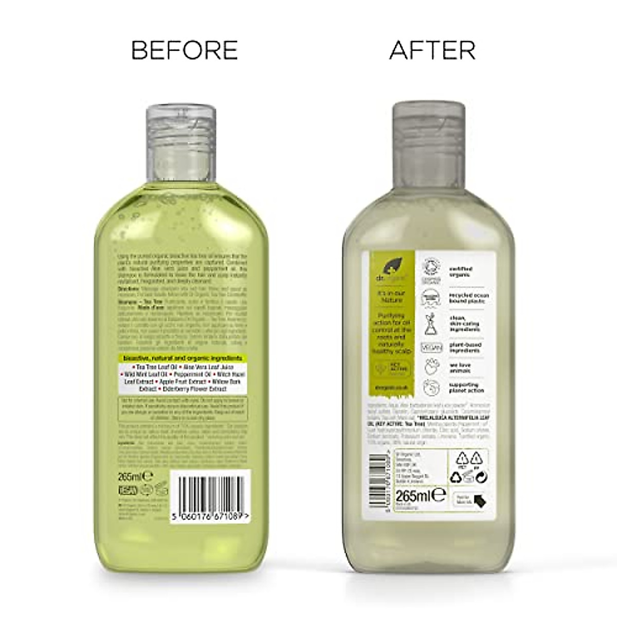 Organic Doctor Tea Tree, Shampoo, 9 Fluid Ounce