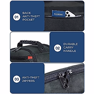 BAGSMART Business Laptop Backpack, Water-Resistant Anti-Theft Slim Durable Laptop Backpack with USB Charging Hole, College Bag Computer Bag, Gifts for Men & Women, Fits 15.6-Inch Notebook, Grey-Green