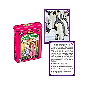 Super Duper Publications | Photo Auditory Memory for Short Stories Fun Deck Flash Cards | Educational Learning Resource for Children