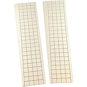 5"x17" 24 Pack, Fly Light, Insect Light Trap Replacement Glue Boards with 1" Grid