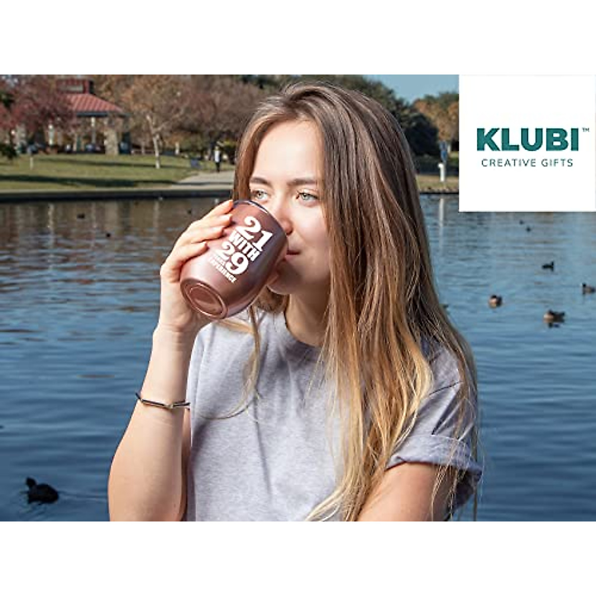 50th Birthday Gifts for Women – 12oz Wine Tumbler Mug – Turning 50, Funny, Unique Gift Idea for Her, Glass, Mom, Happy