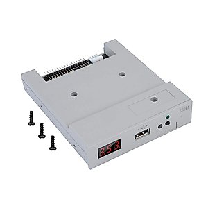 Socobeta USB Emulator SFR1M44-U100 3.5in 1.44MB USB SSD Floppy Drive Emulator Plug and Play USB Flash Disk with CD Screws for Embroidery Machine