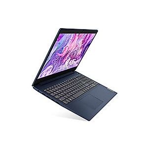 Lenovo IdeaPad 3 15.6-inch Laptop Intel Core i3-1005G1 8GB RAM 256GB SSD Windows 10 in S Mode Blue (Renewed)