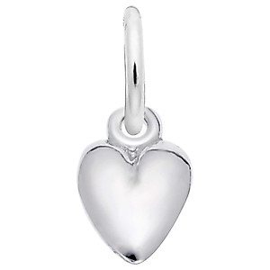Rembrandt Charms Heart Charm, Sterling Silver