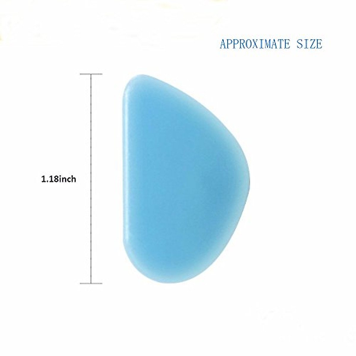 Oubest Fish Tank Rocks Glow Blue/Glow in The Dark Pebbles for Garden/Fish Tank/Aquarium/Plant Pots/Bonsai Walkway/Driveway 100pcs