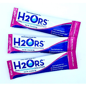 H2ORS Electrolyte Drink Powder: Berry (24 Pack)