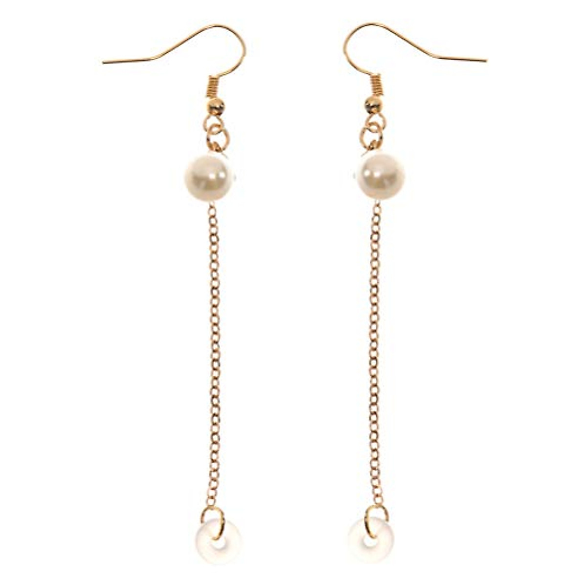 Hemobllo Anti-Lost Wireless Earphone Strap with Connector Wirreless Earphone Drop Earrings Jewelry Accessories Compatible for AirPods Women