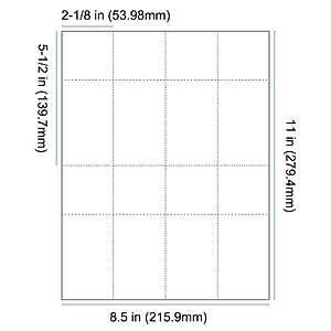 Mr-Label 210GSM Heavyweight Printable Raffle Tickets with Tear-Away Stubs, Micro-Perforated Cardstock, Laser/Inkjet, for Raffle and Event Tickets (2-1/8" x 5-1/2", 25 Sheets 200 Tickets)