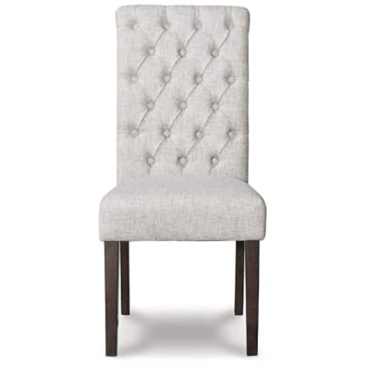 Signature Design by Ashley Adinton Classic Upholstered Dining Chair, 2 Count, Light Gray