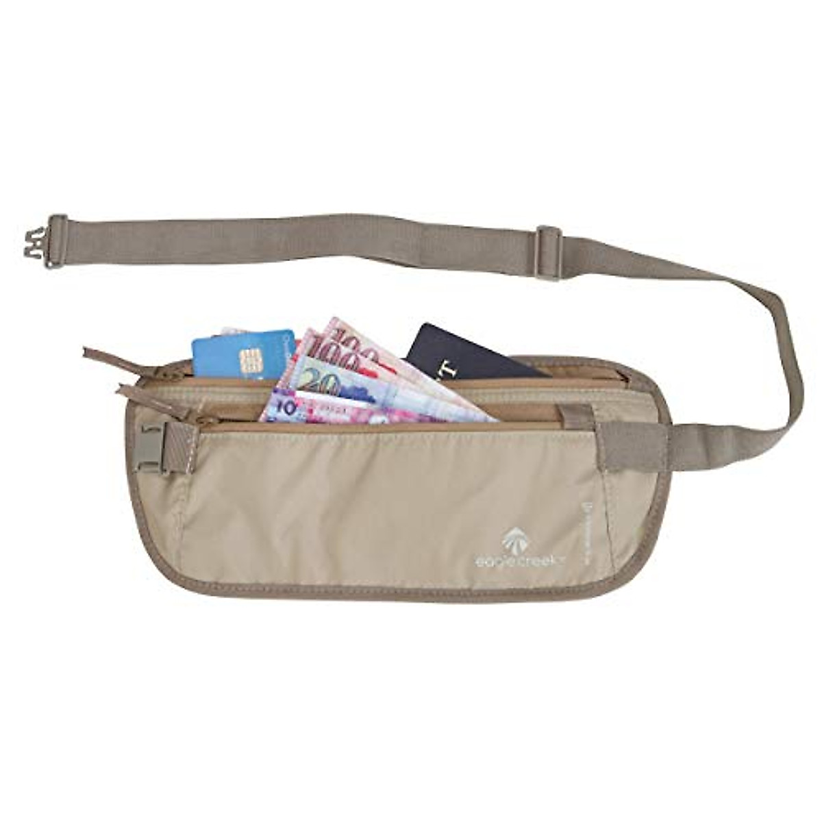 Eagle Creek Travel Gear RFID Blocker Money Belt DLX, Tan, One Size