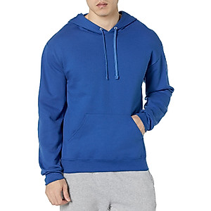Fruit of the Loom Men's Eversoft Fleece Hoodies (Regular & Big Man), Pullover - Mellow Blue, X-Large