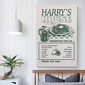 Harry's music House Styles Music Album Posters (1) Wall Art Paintings Canvas Wall Decor Home Decor Living Room Decor Aesthetic 08x12inch(20x30cm) Unframe-style