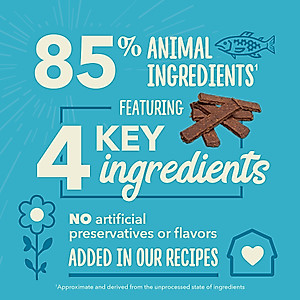 ACANA Chewy Strips Dog Treats, Salmon, High Protein Dog Treats, 4oz