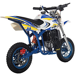 X-PRO 40cc Kids Dirt Bike, 4-Stroke Gas Power Mini Pit Bike with Off-Road Tire and Disc Brake,Blue