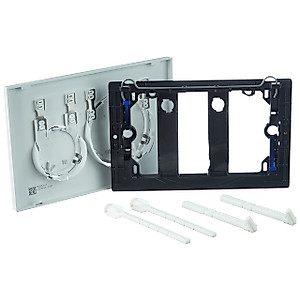 Geberit G115882KJ1 Sigma 20 Dual Flush 1.6 / .8 GPF Actuator Plate White/Polished Chrome