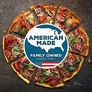 G & S Metal Products Company PB45-MTO Nonstick Pizza Pan, 12, 1, Black