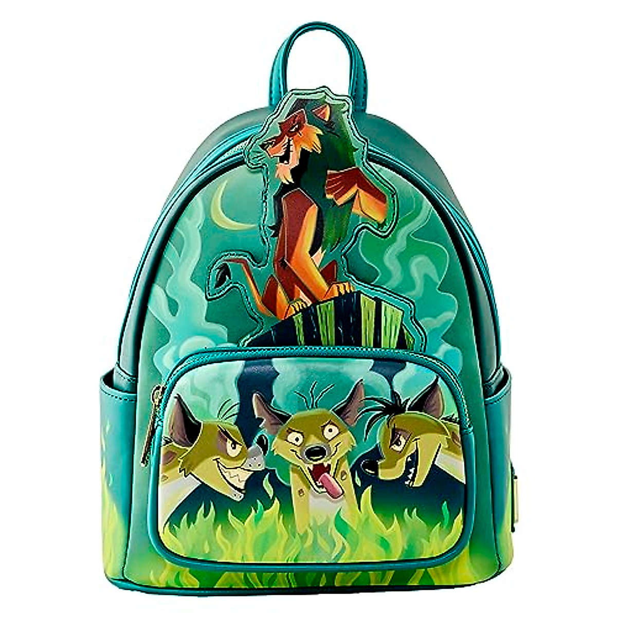 Loungefly Villains: Lion King - Scar Glow in The Dark Mini-Backpack, Amazon Exclusive