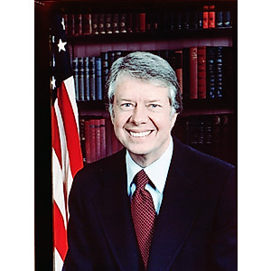 Frame a Patent Jimmy Carter Photograph - Historical Artwork from 1977 - US President Portrait - (5" x 7") - Semi-Gloss