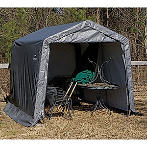 ShelterLogic Ultra Shed - Peak Style, 12Ft.L x 11Ft.W x 10Ft.H, Model Number 71813