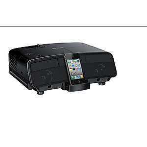 Epson MegaPlex MG-850HD 720p HD 3LCD Portable Digital Dock Projector and Speaker Combo for iPod, iPhone and iPad